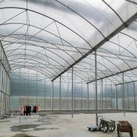 China Excellent Natural Ventilation Sawtooth Greenhouse With Hot Dipped Galvanized Frame And High Roof For Agriculture for sale