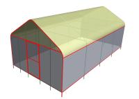 China Portable Backyard Small Outdoor Greenhouse Heavy Duty Small Polytunnel With PVC Covering for sale