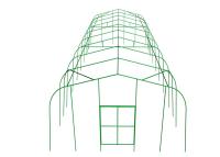 China Smart Ventilation Diy Small Greenhouse 4x6m For Urban Gardening for sale