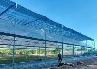 China Hot-Dipped Galvanized Large Greenhouse with UV-Resistant Plastic Cover for sale