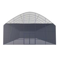 China Light Deprivation Plastic Covered Blackout Greenhouse For USA With 4-5.5 Meter Roof Height for sale