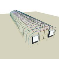 China Light Deprivation Plastic Covered Blackout Greenhouse For USA With 4-5.5 Meter Roof Height for sale