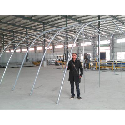 China Strong Single Tunnel Greenhouse With Auto Blackout System for sale