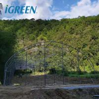 China Steel Single-Span Small Greenhouse with PE Film Cover for Ducks or Chickens for sale
