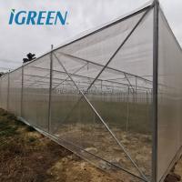 China Large Multi-Span Agricultural Greenhouse Bird Net Shade Net Insect Net Farming Equipment for sale