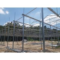 China Smart Greenhouse with Customized Length and Hot Dipped Galvanized Steel Frame Featuring Roof and Side Vents for sale