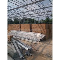 China Smart Greenhouse with Customized Length and Hot Dipped Galvanized Steel Frame Featuring Roof and Side Vents for sale