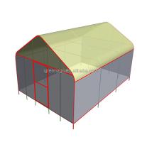 China Agricultural Single-Span Small PE Polytunnel Greenhouse for Outdoor Gardens with Natural Tunnel Design for sale