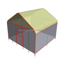 China Agricultural Single-Span Small PE Polytunnel Greenhouse for Outdoor Gardens with Natural Tunnel Design for sale