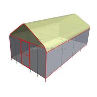 China Agricultural Single-Span Small PE Polytunnel Greenhouse for Outdoor Gardens with Natural Tunnel Design for sale
