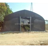 China Single-Span PE Shade Net Tunnel Blackout Greenhouse for Mushroom Cultivation for sale