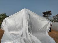China Heavy Duty PE Woven Film UV Greenhouse Covering for Single-Span Agricultural Greenhouses Small Size Strong Wind Areas for sale