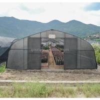 China Winter Performance Single-span Agricultural Greenhouse with PE Film Cover Low Cost Hot Sale for sale