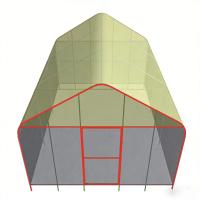 China IGreen Single-Span Small Outdoor Greenhouse with PE Film Cover for Garden Use and Microgreens Cultivation for sale