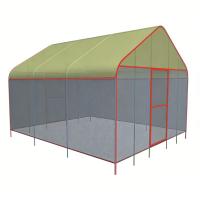 China IGreen Single-Span Small Outdoor Greenhouse with PE Film Cover for Garden Use and Microgreens Cultivation for sale