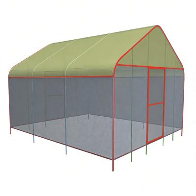 China IGreen Single-Span Small Outdoor Greenhouse with PE Film Cover for Garden Use and Microgreens Cultivation for sale