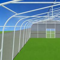 China IGreen Low Cost Easily Assembled Stable Tunnel Greenhouse for Flowers and Plants Single-Span PE Film Greenhouse for sale