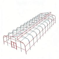 China IGreen Low Cost Easily Assembled Stable Tunnel Greenhouse for Flowers and Plants Single-Span PE Film Greenhouse for sale
