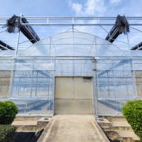 China Large Heavy Duty Multi Span PE Film Greenhouse High Strength Shading Cooling Irrigation Hydroponic System All Climate Adaptation for sale