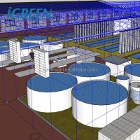 China Indoor Fish & Shrimp Recirculating Aquaculture System IGreen IGRAS Model 15-300cbm/h Capacity for sale