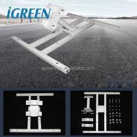China IGREEN Hot-dip Galvanized Steel Bracket For Solar Panel Mounting Structure With 120-Year Warranty Gray for sale