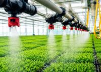 China Automatic Self-Propelled Boom Sprinkler Irrigation Machine for Greenhouse for sale