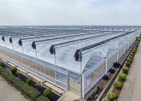 China Commercial Greenhouse Retractable External Shading System | Windproof Hot-Dip Galvanized Frame for sale