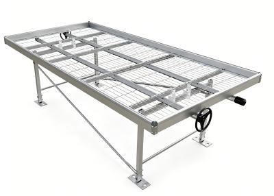 China Commercial Greenhouse Bench System | Custom Rolling & Stationary Benches for sale