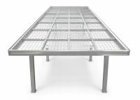 China Commercial Greenhouse Bench System | Custom Rolling & Stationary Benches for sale