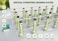China Indoor Hydroponic Tower with LED Grow Lights | Smart Vertical Column Kit for sale