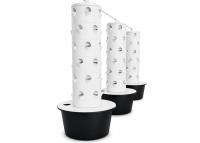 China Indoor Hydroponic Tower with LED Grow Lights | Smart Vertical Column Kit for sale