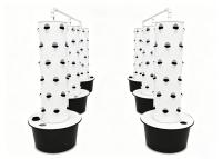 China Indoor Hydroponic Tower with LED Grow Lights | Smart Vertical Column Kit for sale