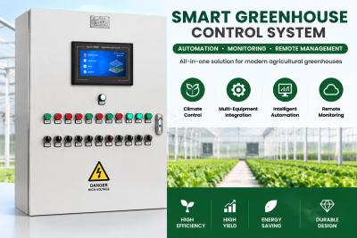 China Smart Greenhouse Control System with IoT Automation, Environmental Monitoring and Remote Cloud Management for sale