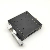 China Square Rotary Manual XYZ Linear Stage , Precision XY Table Micrometer Feed Type for sale