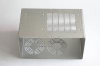 China 0.001 0.002mm Sheet Metal Bending Parts Silver Sandblasting Case Shell Assembly for sale