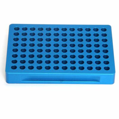 China Light Aluminum Cnc Machined Parts , Medical Testing Holders Machined Aluminum Parts for sale