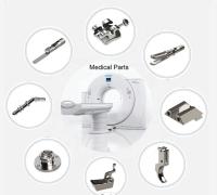 China CNC Machined Lathe Precision Medical Components With Polishing Deburring Finish for sale
