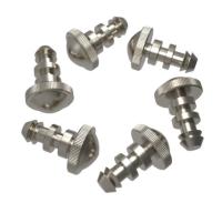 China Hardware Metal Spare Parts Stainless Steel Material Anodize Sandblasting Treatment for sale