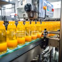 China 3-in-1 Industrial Juice Production Line with 3000-25000 BPH Capacity and 2.2-11.2 kW Power for sale