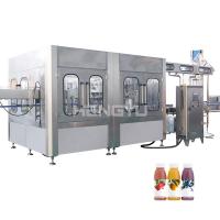China 3-in-1 Industrial Juice Production Line with 3000-25000 BPH Capacity and 2.2-11.2 kW Power for sale