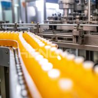 China OEM Automatic Juice Production Line with 95°C Hot Filling and Sterilization - 3000-25000 BPH Capacity for sale