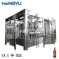 China Hengyu High Speed Beer Filling Bottling Equipment System 2000-20000 BPH Capacity with 304 Stainless Steel Construction for sale