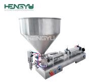 China Semiautomatic Hot Sauce Glass Bottle Filling Machine with 10-5000ml Capacity Range and 0.4-0.6Mpa Air Pressure for sale