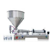 China Semi-Automatic Liquid Bottle Filling Machine 10-5000ml Capacity with 0.4-0.6Mpa Air Pressure for sale