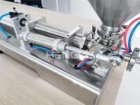 China Semi-Automatic Liquid Bottle Filling Machine 10-5000ml Capacity with 0.4-0.6Mpa Air Pressure for sale