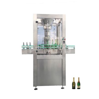 China Automatic Sparkling Wine Corks Capping Machine 1800 BPH Capacity with 2.2kW Motor for 65-100mm Bottles for sale