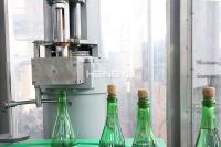 China Automatic Wine Champagne Corking Machine with PLC Control for 30-40 Bottles/Minute Production Capacity for sale