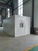China Galvanized Steel Temporary Construction Camp Modular Shipping Container Accommodation With PVC Window for sale