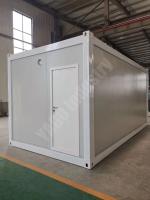 China Galvanized Steel Temporary Construction Camp Modular Shipping Container Accommodation With PVC Window for sale