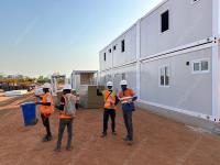 China Quick Assembly Site Temporary Construction Camp Shipping Container Welfare Unit for sale